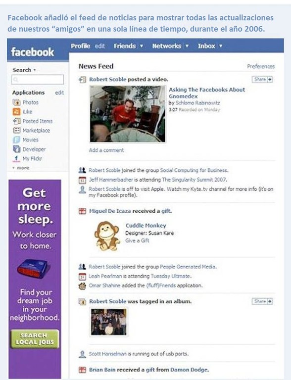 Facebook y sus rediseños desde su lanzamiento - Un Poco Geek