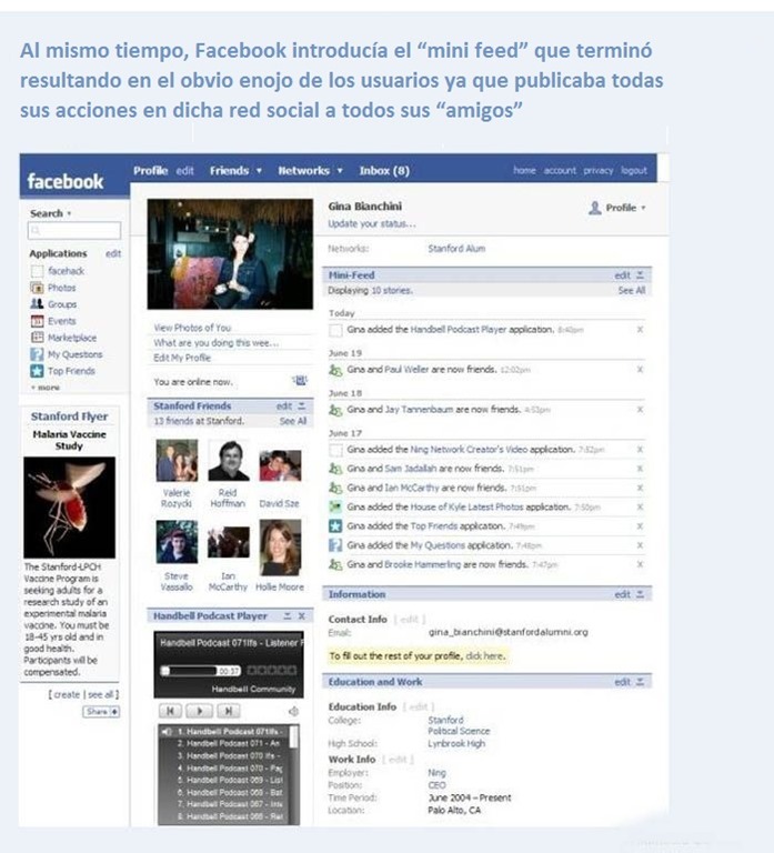 Facebook y sus rediseños desde su lanzamiento - Un Poco Geek